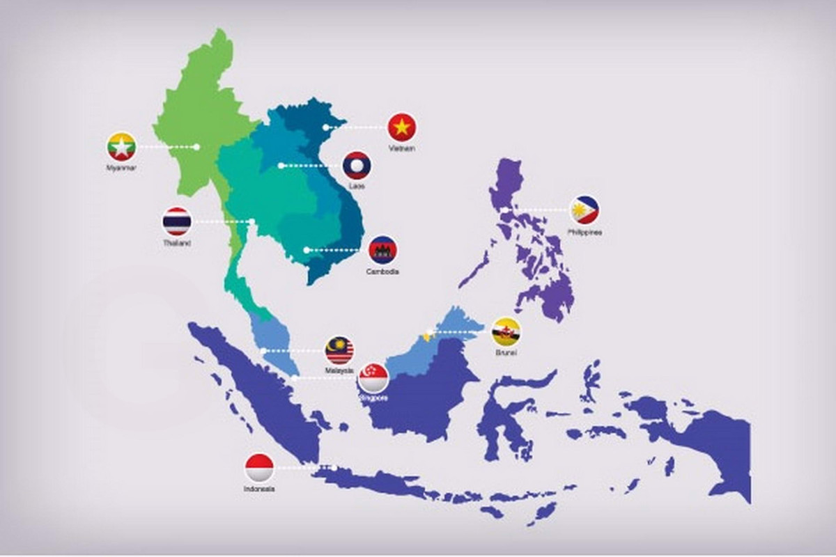 Peta ASEAN HD, Cari Tahu Letak 10 Negara Asia Tenggara, Lengkap dengan ... Peta ASEAN HD, Cari Tahu Letak 10 Negara Asia Tenggara, Lengkap dengan ...